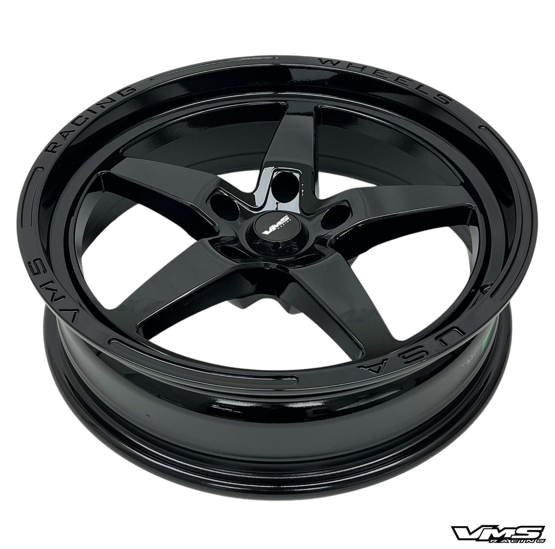 STREET DRAG RACE FRONT V-STAR WHEEL 18X5 5X114.3 -12 OFFSET (2.5" BACK ...
