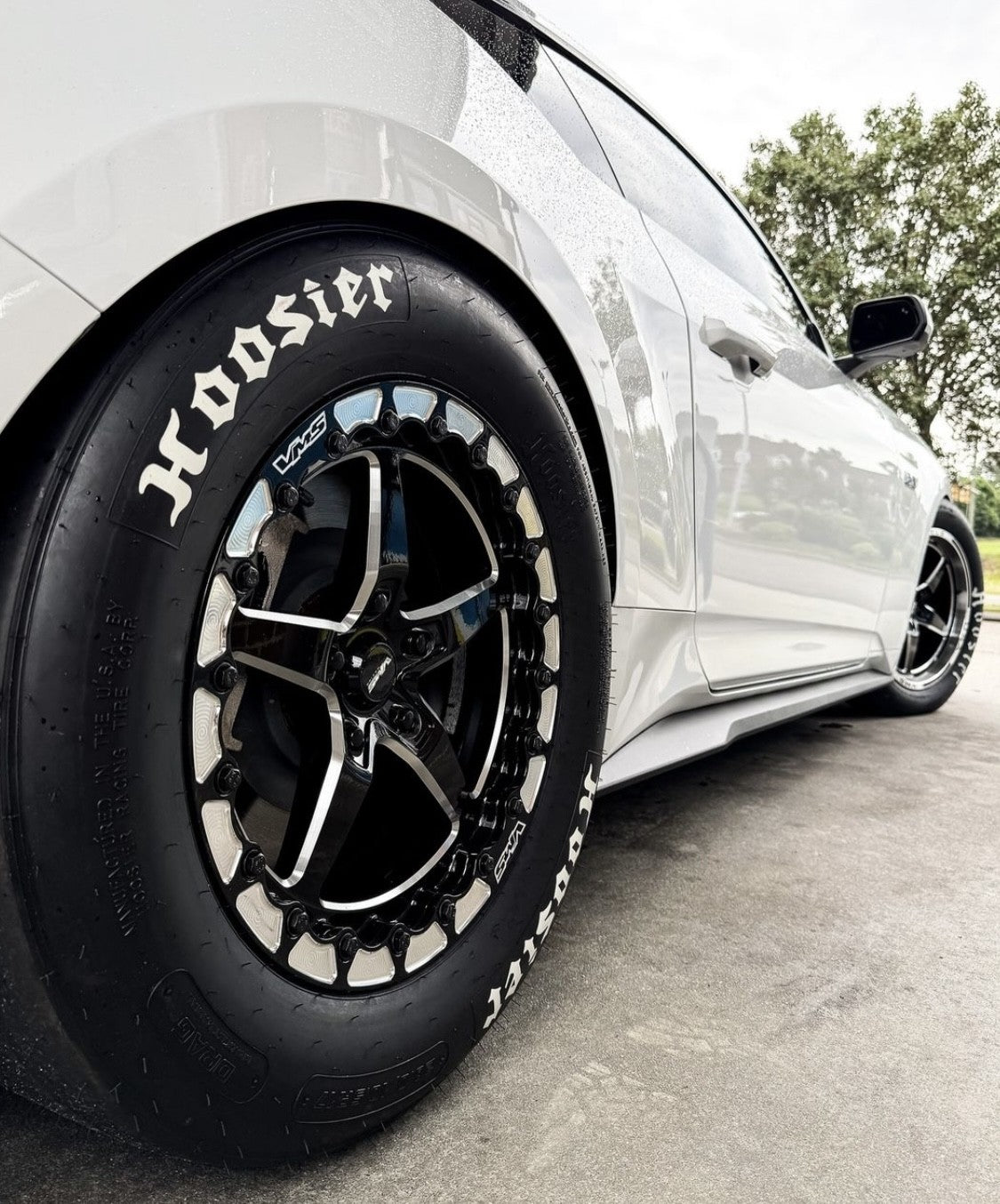 BEADLOCK DRAG RACE V-STAR REAR WHEEL 17x10 5X114.3 +54 OFFSET (7.6" BA ...