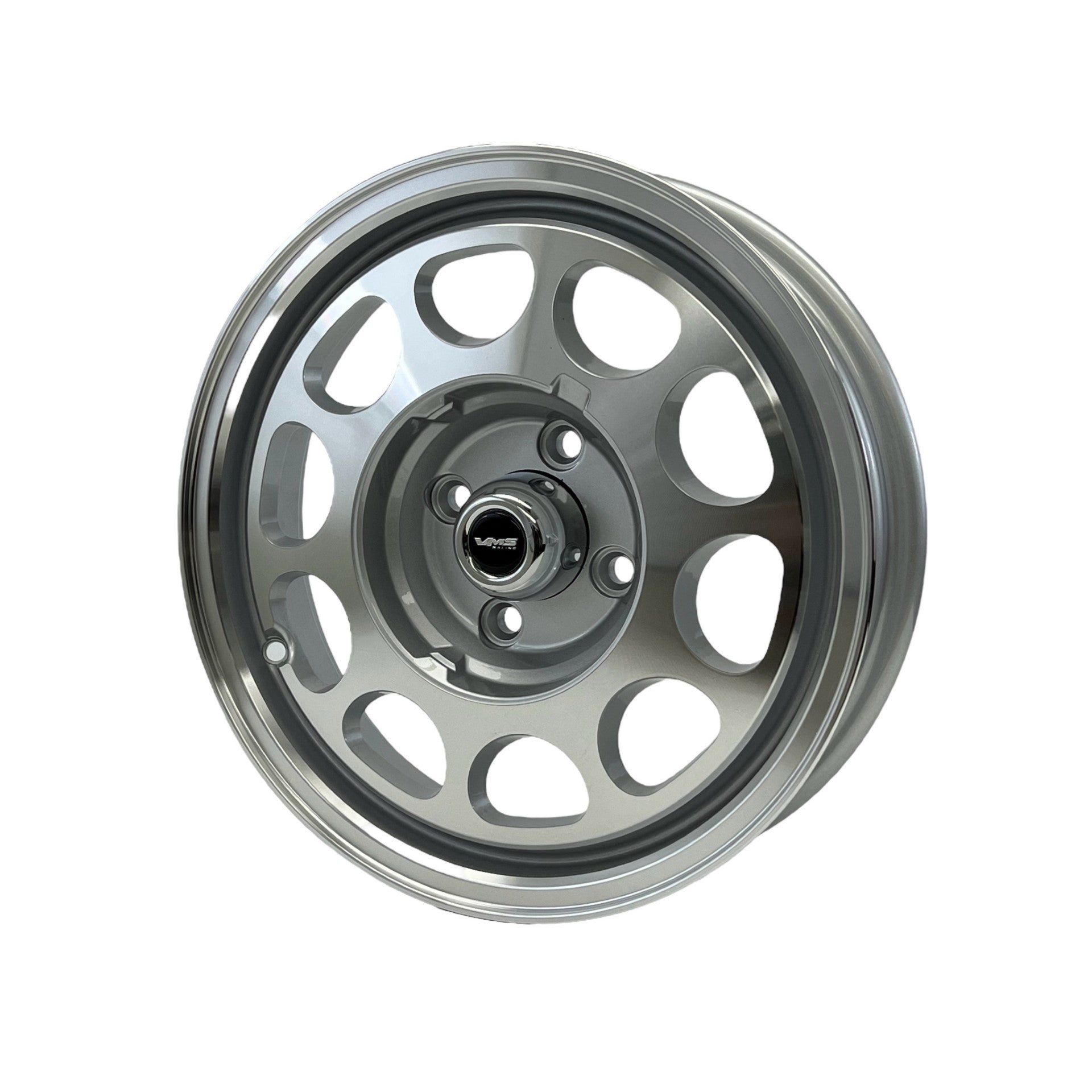 FRONT DRAG RACE 4 LUG 10 HOLE PHONE DIAL WHEEL 15x3.5 4x108 -13 OFFSET ...