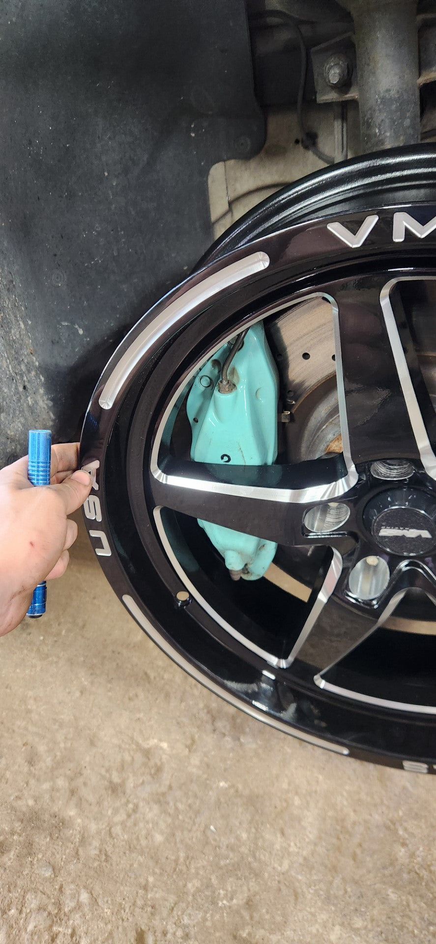 STREET DRAG RACE FRONT V-STAR WHEEL 18X5 5X114.3 -25.4 OFFSET (2" BACK ...