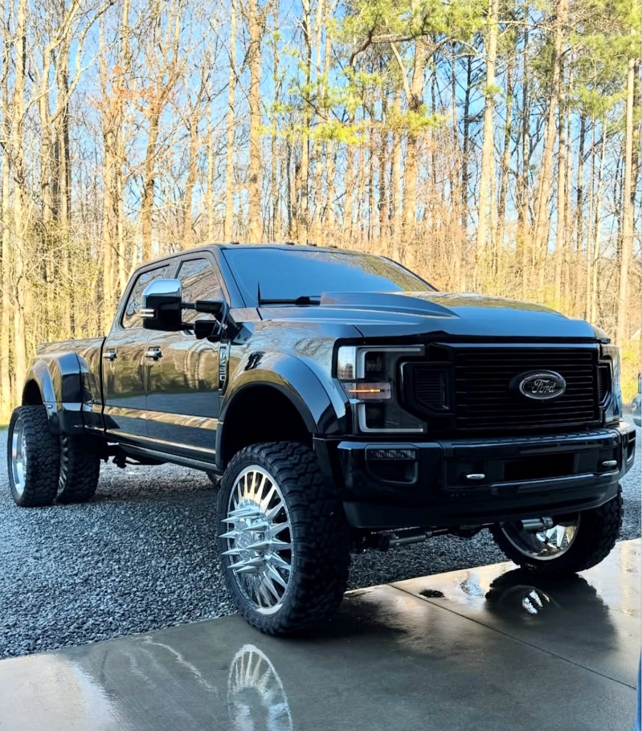 DUALLY SEMI TRUCK STEEL LUG NUTS WITH BILLET ALUMINUM 33MM SPIKE CAP ...