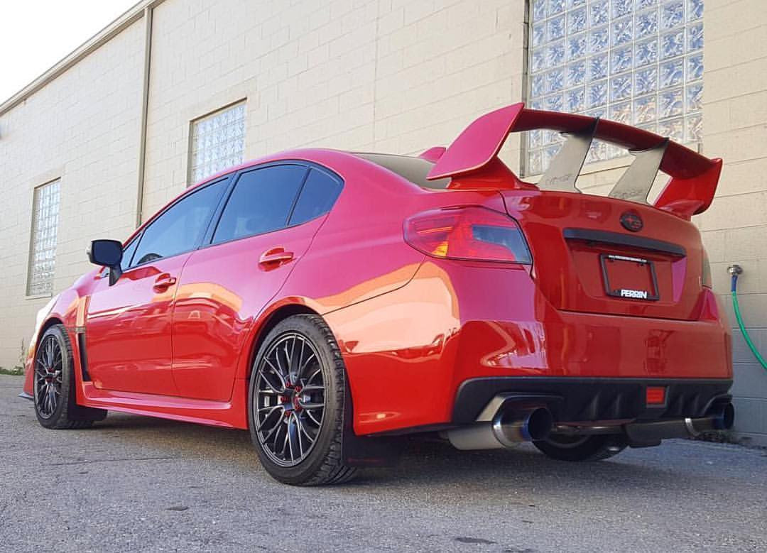 2011-2014 SUBARU WRX STI SEDAN REAR WING SPOILER STABILIZER SUPPORT ...