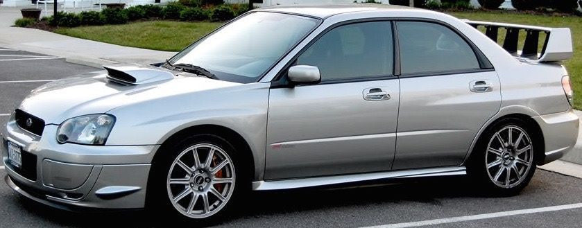 04-07 SUBARU WRX STI REAR WING SPOILER STABILIZER SUPPORT | VMS Racing