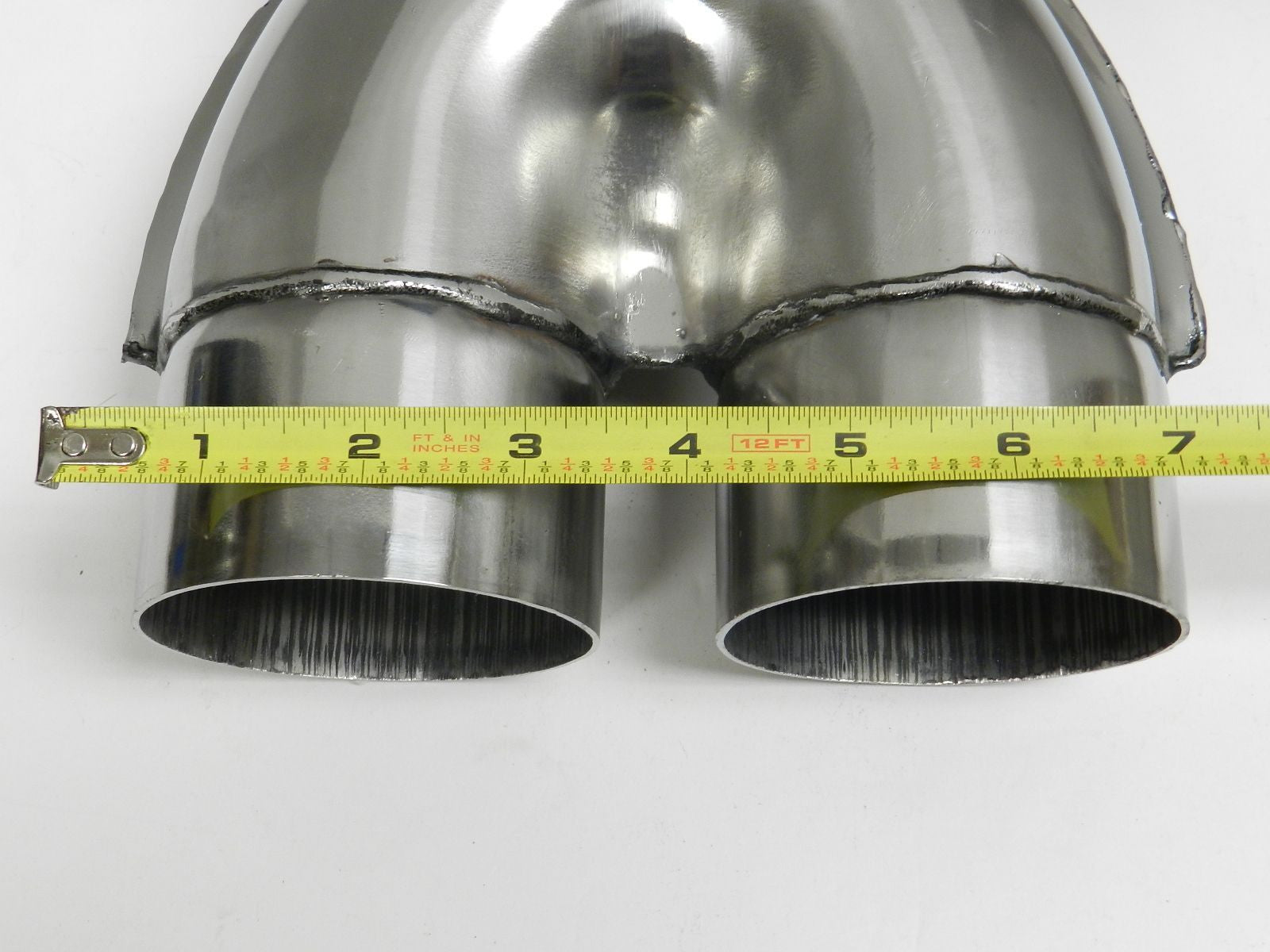UNIVERSAL X PIPE STAINLESS STEEL CUSTOM EXHAUST CROSSOVER 3" INCH CHRO ...