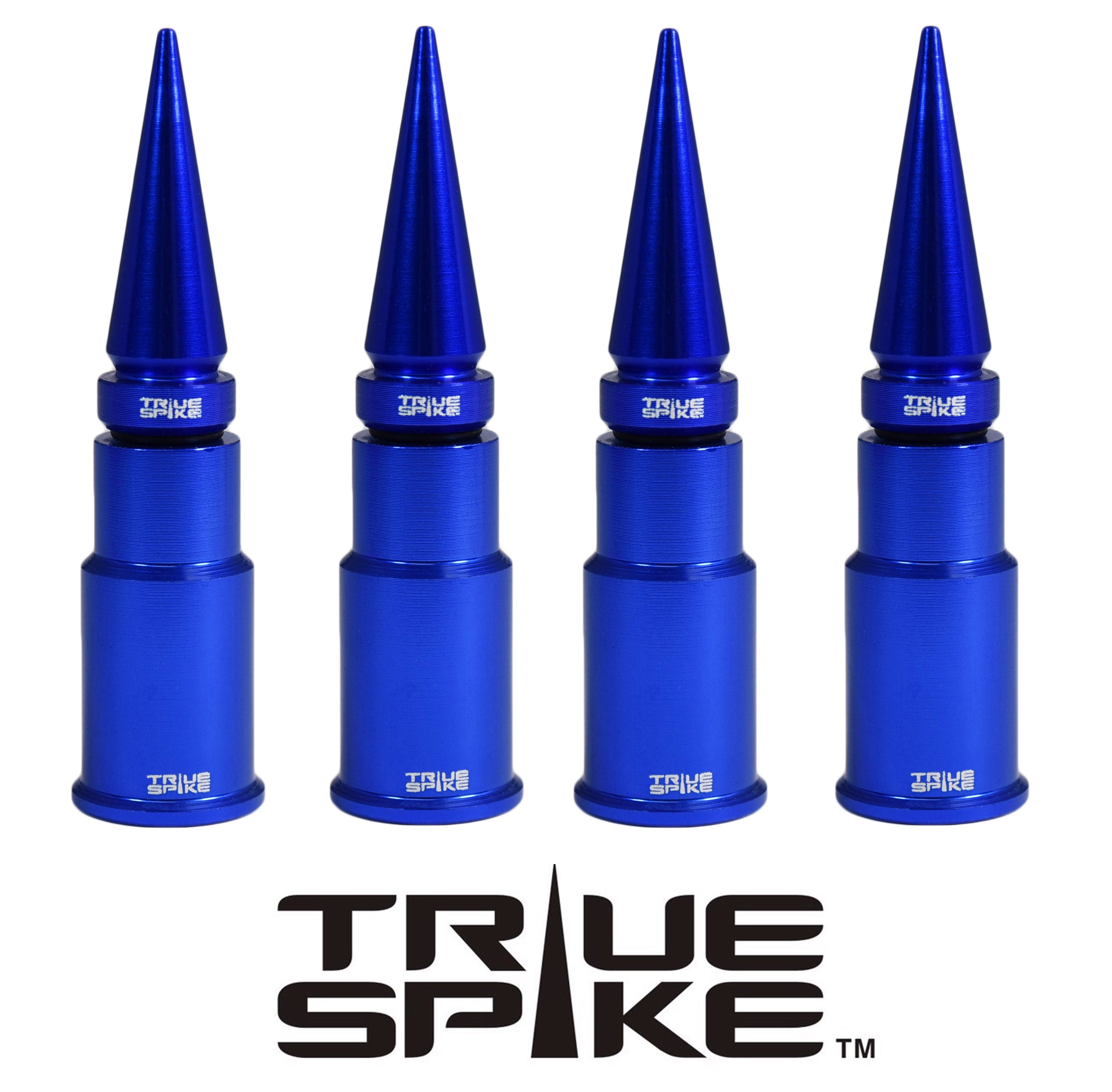 SPIKE SPIKED BILLET ALUMINUM AIR TIRE RIM WHEEL VALVE STEM CAP COVER K ...