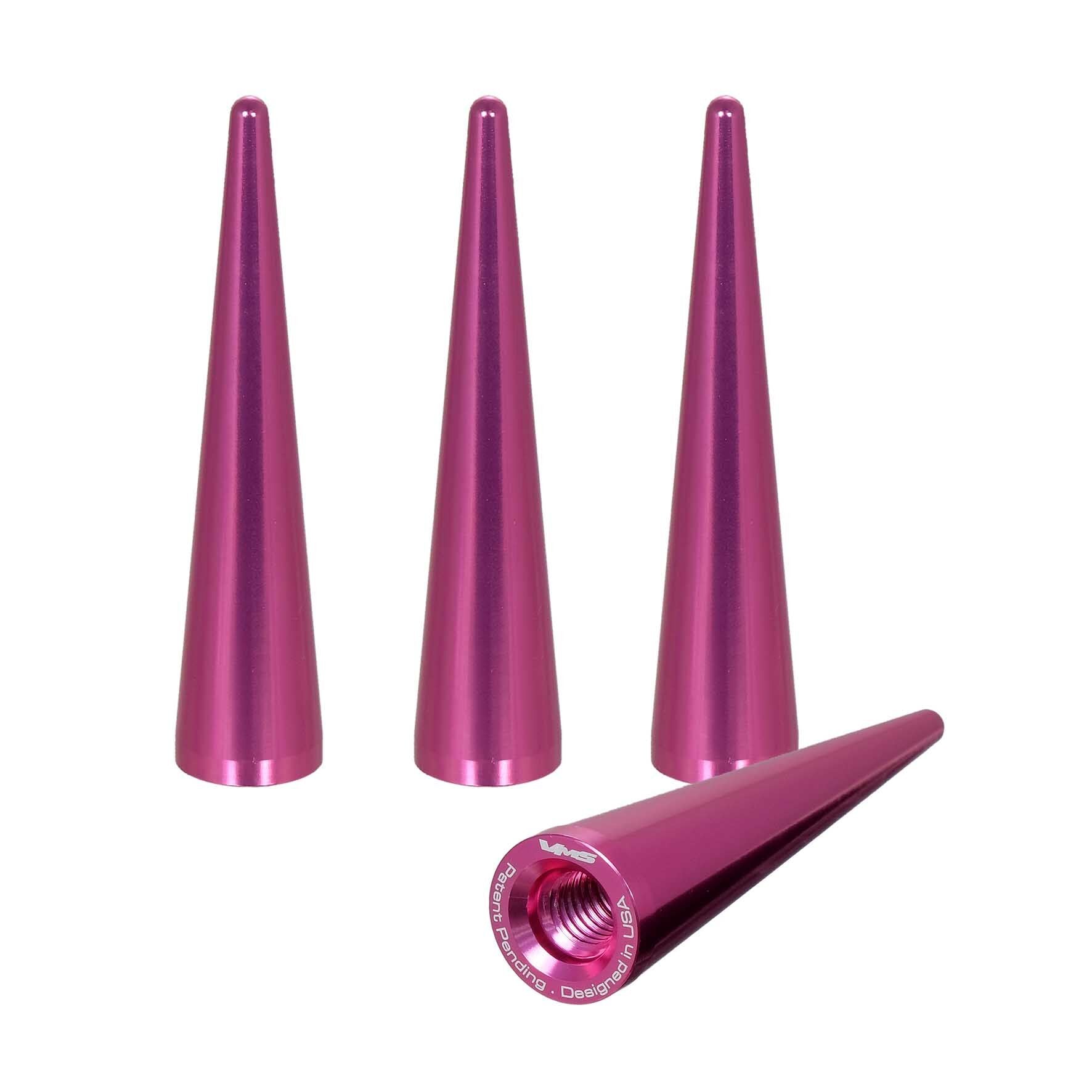 SPIKE LUG NUT CAPS CNC MACHINED BILLET ALUMINUM, MANY FINISHES TO CHOO ...