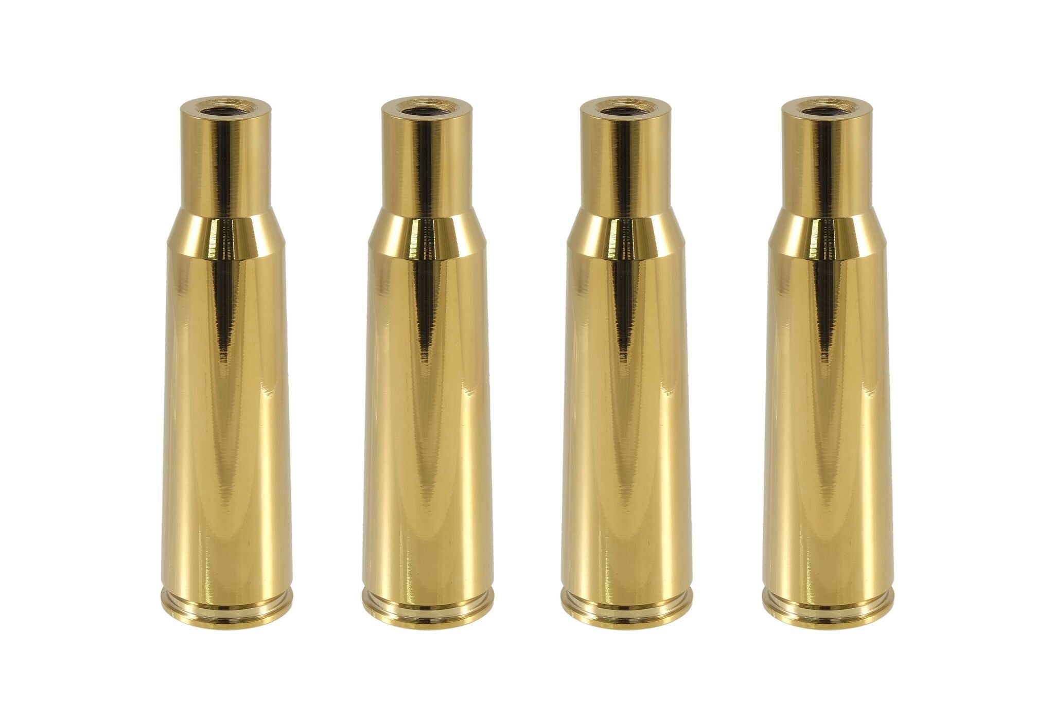 BULLET CASING 50 CAL CALIBER 5.5 INCHES LONG LUG NUT CAPS CNC MACHINED ...