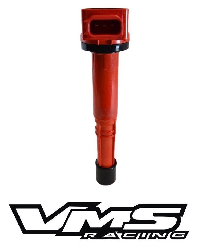 PRO SERIES RACING HIGH OUTPUT RED IGNITION COIL FITS 02-11 HONDA CIVIC ...