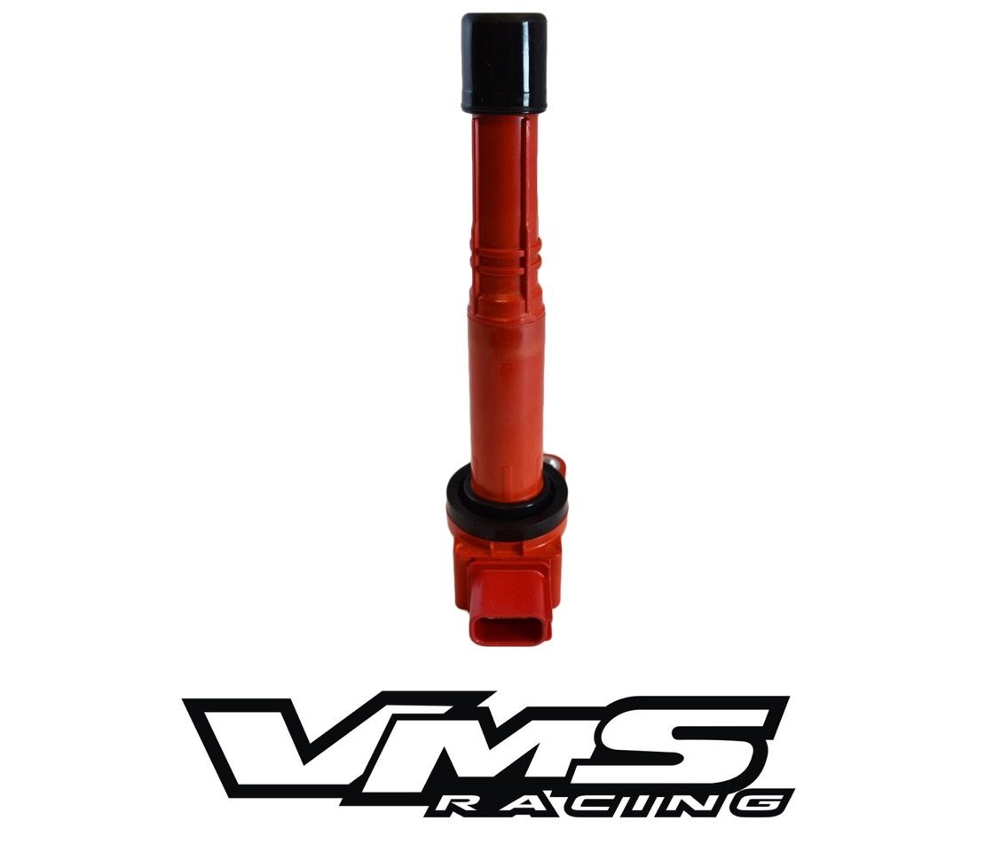 PRO SERIES RACING HIGH OUTPUT RED IGNITION COIL FITS 02-11 HONDA CIVIC ...
