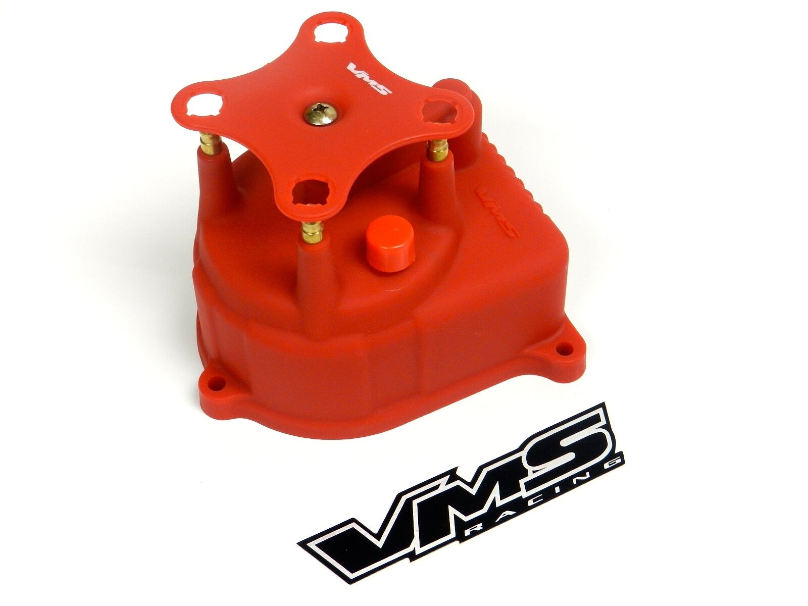 DISTRIBUTOR CAP PRO SERIES INTERNAL COIL RED OR BLACK BRASS TERMINALS ...