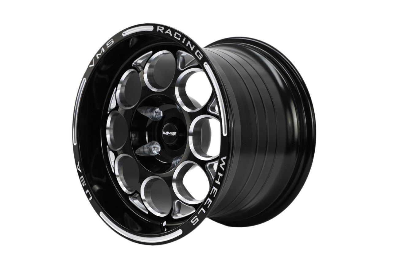 STREET OR DRAG RACE 5 LUG MODULO WHEEL 15x10 5X120.7 (5x4.75") 25 OFFS ...