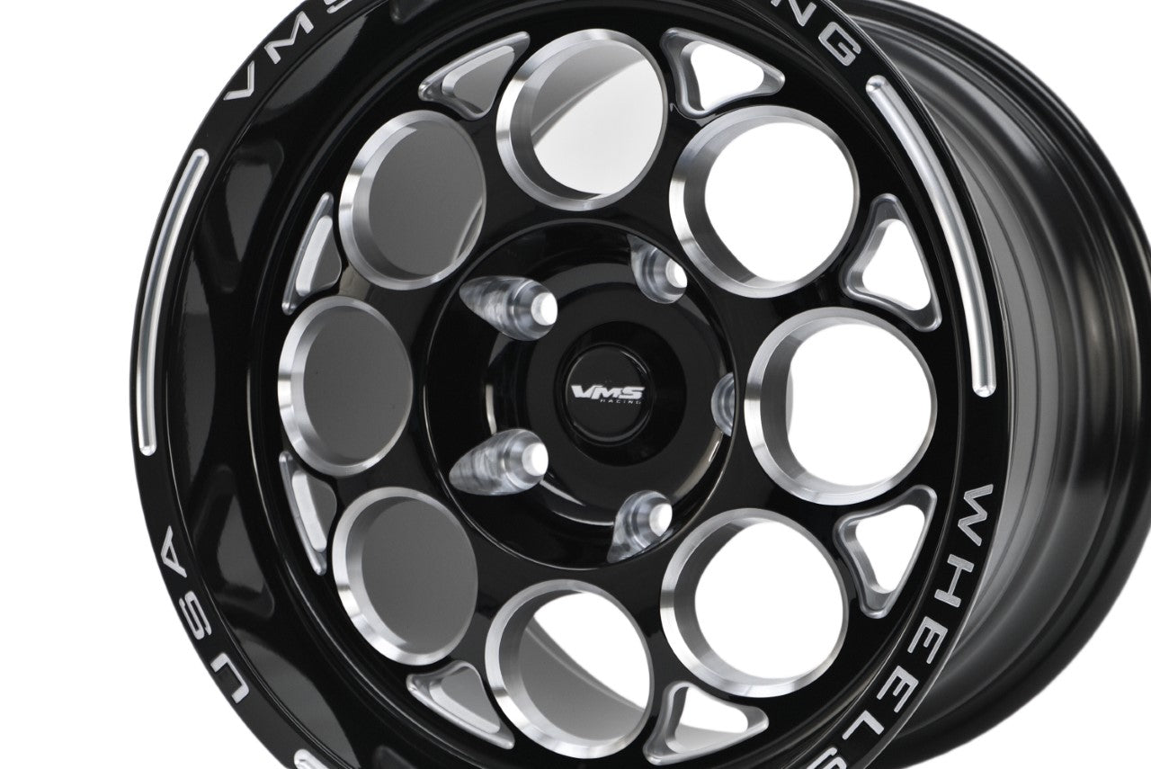 STREET OR DRAG RACE 5 LUG MODULO WHEEL 15x10 5X120.7 (5x4.75") 25 OFFS ...