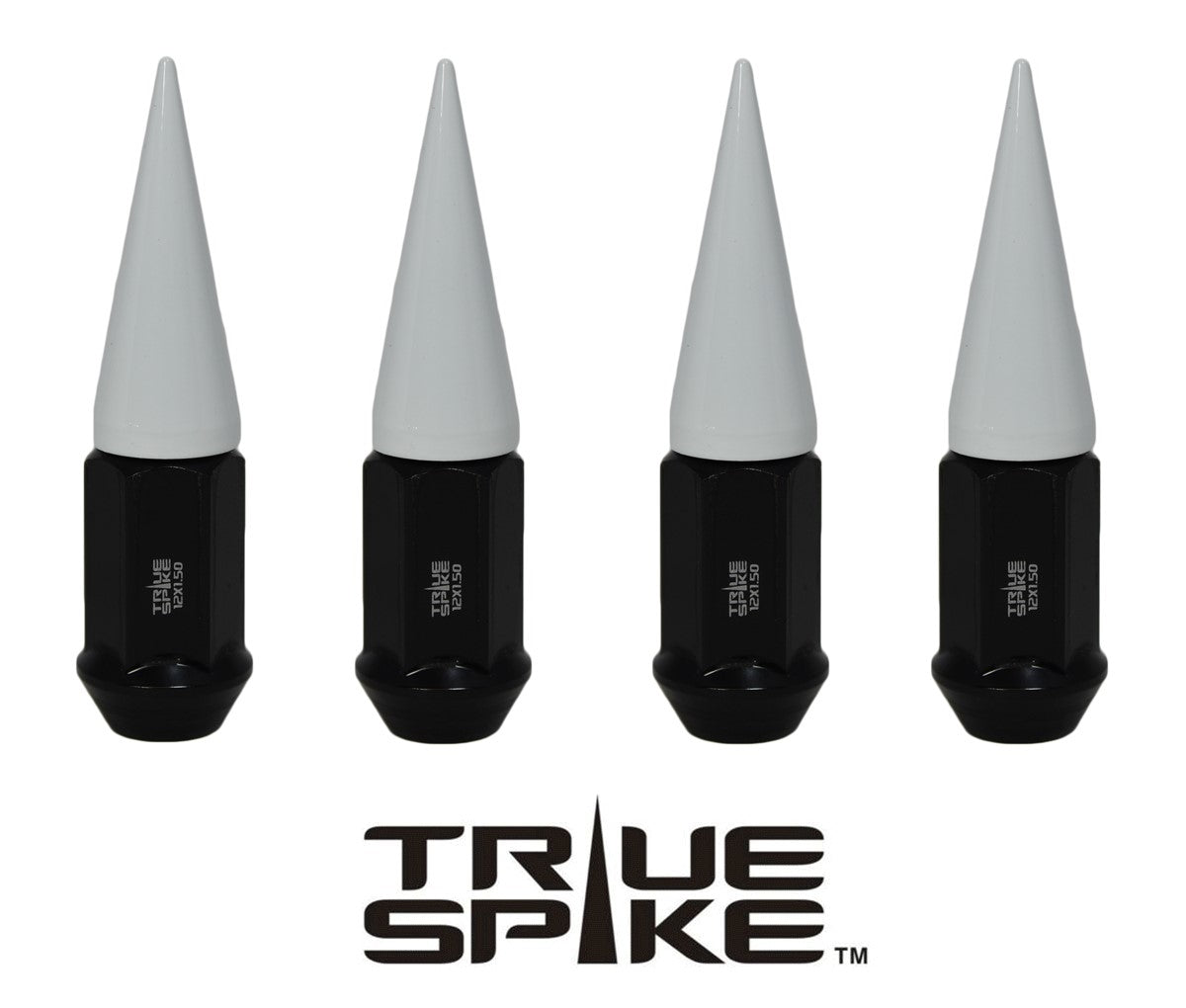 14x1.5 MM 101MM LONG 20MM WIDE SPIKES STEEL LUG NUTS ANODIZED ALUMINUM ...