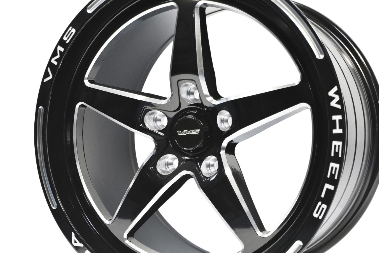 STREET DRAG RACE V-STAR WHEEL 17x10 5X120 44 OFFSET (7 1/4" BACKSPACIN ...