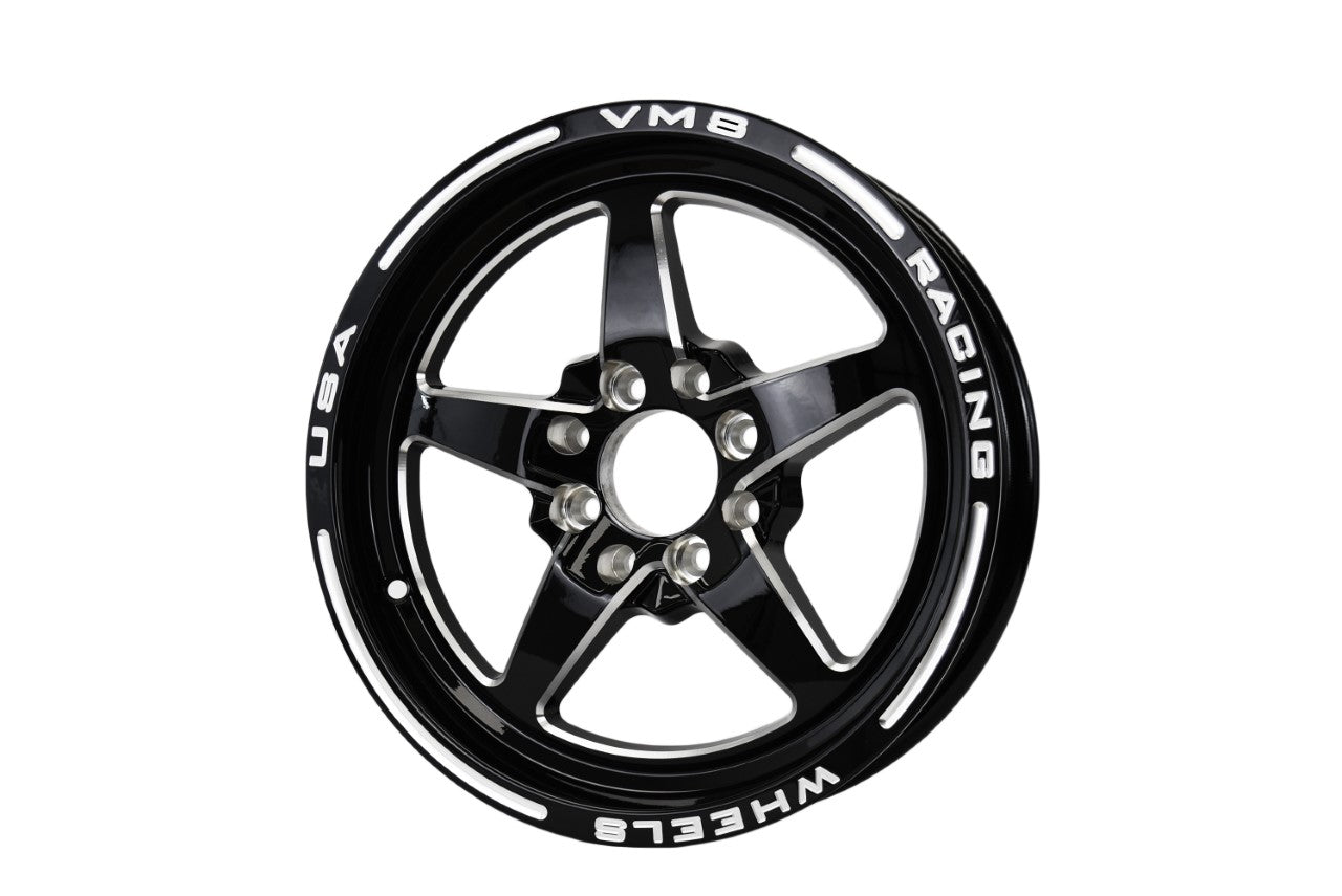FRONT DRAG RACE V-STAR 4 LUG WHEEL 15X3.5 4X108/4x114.3 -13 OFFSET (1 ...
