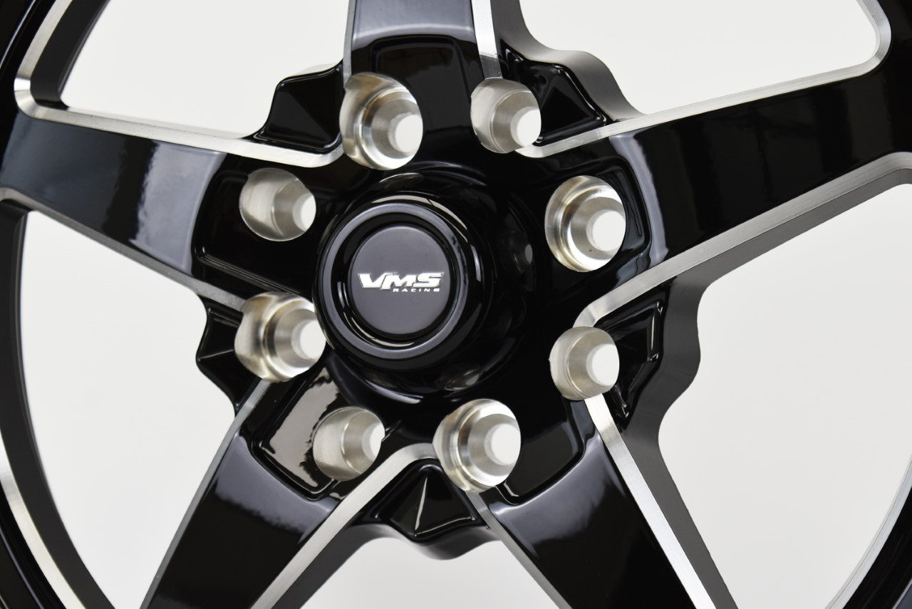 FRONT DRAG RACE V-STAR 4 LUG WHEEL 15X3.5 4X108/4x114.3 -13 OFFSET (1 ...