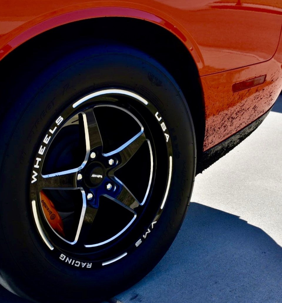 STREET DRAG RACE FRONT & REAR DRAG PACK V-STAR WHEELS 17x10 (30 OFFSET ...